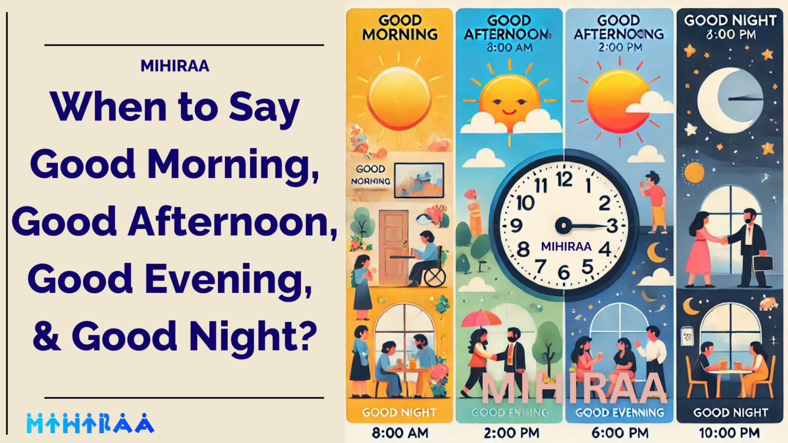 When to Say Good Morning, Good Afternoon, Good Evening, and Good Night ...